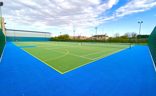 Netball Courts - Sports Hall & Outdoor Pitches - Durrington High School